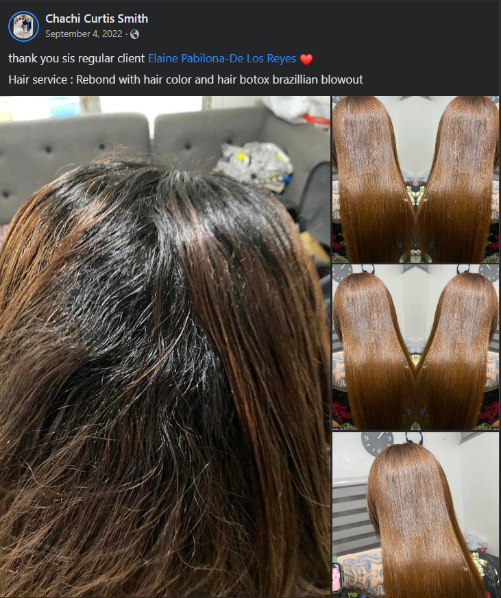 Rebond with Hair Color | tigasouth-hairdresser.com